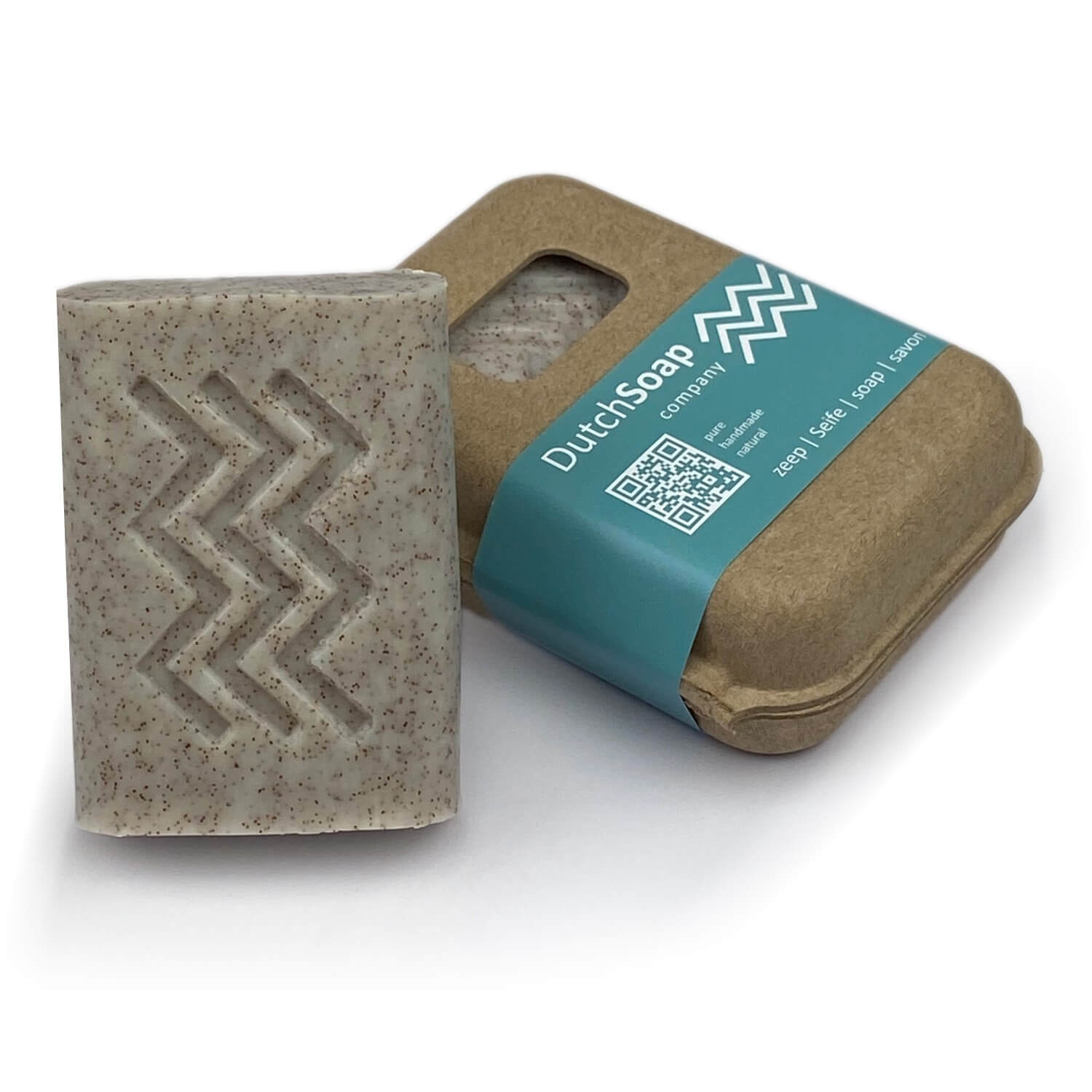 Scrub Zeep | 'Soft Cotton Scrub Sensation' Soap Bar | Dutch Soap Company